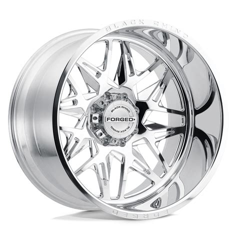 Black Rhino Twister 22x14 76mm Polished Directional Tfs Wheels