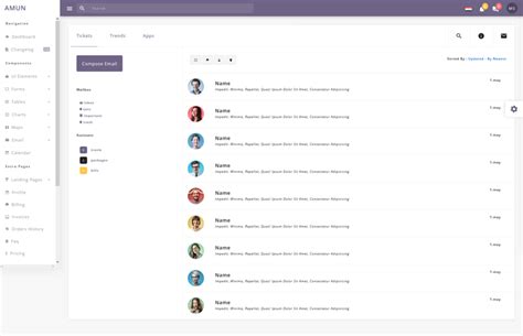 最新优质精美的Bootstrap 响应式Web应用程序后台管理系统模板 码友网