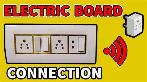 Very Easy Electric Board Wiring Switch Board Connection Electronic Technology YouTube