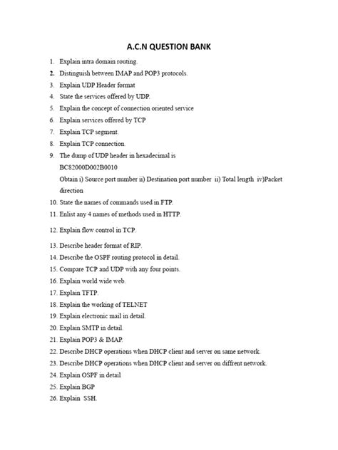 Acn Ct 2 Question Bank Pdf