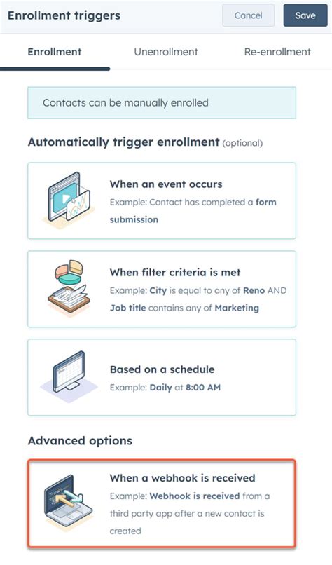 Set Your Workflow Enrollment Triggers