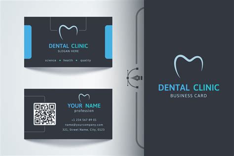 Dental Template Business Card Graphic By Rwgusev · Creative Fabrica