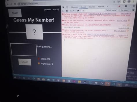 How Do I Solve This Problem On My Chrome Developer Console
