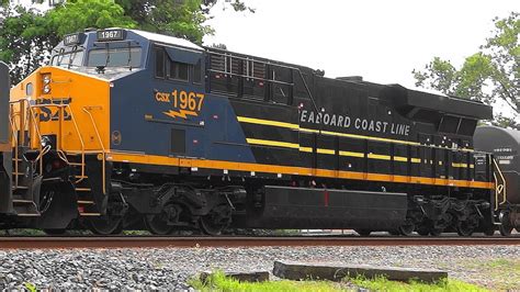Csx 1967 Seaboard Coast Line Heritage Unit In St Denis Youtube