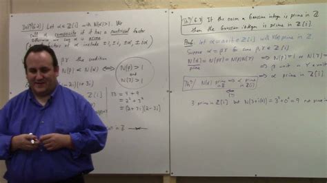 Number Theory Euclidean Algorithm Factoring Gaussian Integers