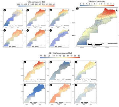 Spatio Temporal Evolution Of Total Ozone Column In 2019 And 2020 And Download Scientific