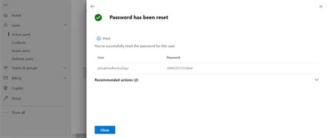 Reset User Password In Office 365 Medha Cloud