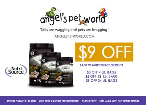 Nutrisource Elements Angels Pet World