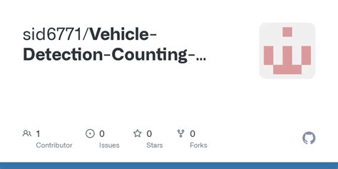 Github Sid Vehicle Detection Counting System
