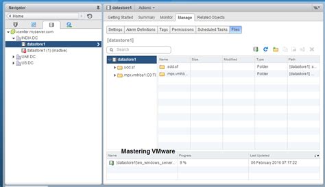 How To Upload ISO Image To Datastore Mastering VMware
