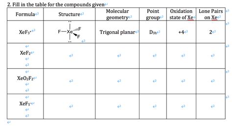 Xef3 Lewis Structure