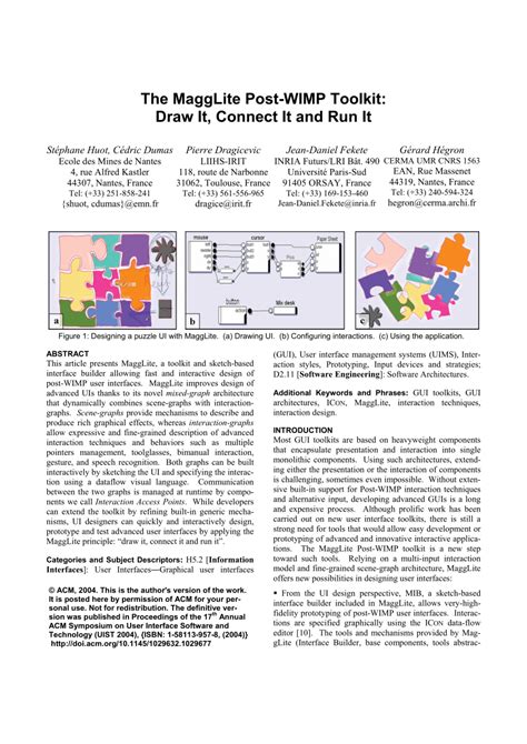 pdf the magglite post wimp toolkit draw it connect it and run it