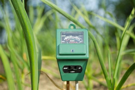 Premium Photo Measure Soil With Three Way Agricultural Digital Device