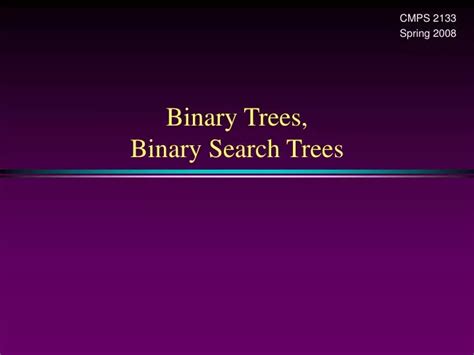 Ppt Binary Trees Binary Search Trees Powerpoint Presentation Free Download Id