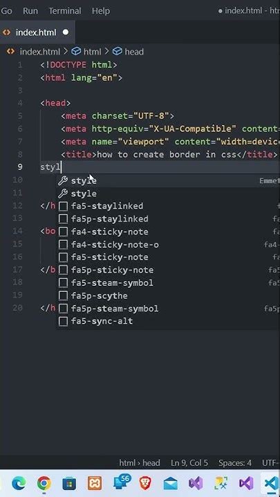 how to create solid border in css html html css shorts border youtube