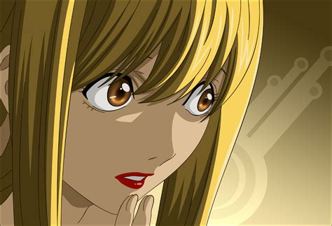 Amane Misa Blonde Hair Death Note Long Hair Yellow Eyes Anime