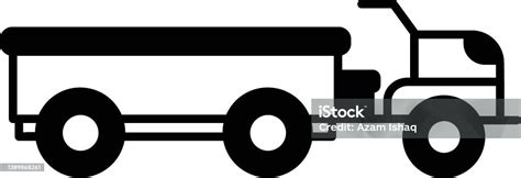 세미 트레일러 개념 벡터 아이콘 디자인 농업 기계 기호 산업 농업 차량 표지판 농업 장비 스톡 일러스트 건강관리와 의술에 대한