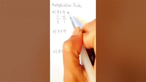 multiplication tricks multiplicationtrick maths