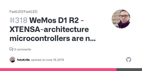 WeMos D1 R2 XTENSA Architecture Microcontrollers Are Not Supported