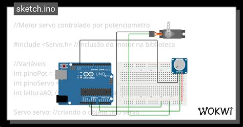 Potenciometro Wokwi Esp32 Stm32 Arduino Simulator