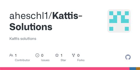 Github Aheschl Kattis Solutions Kattis Solutions