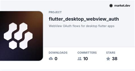Flutterdesktopwebviewauth Ecosystem Directory Marketdev