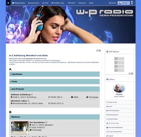 Web PHP de Ihr Experte für CMS Webradio CMS und Website Erstellung WEB PHP Waren Details