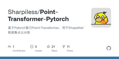 Github Sharpiless Point Transformer Pytorch Pytorch Point Transformer Shapenet