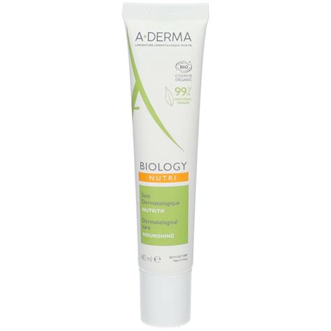 A Derma Biology Nutri Soin Dermatologique Nutritif 40 Ml Redcare