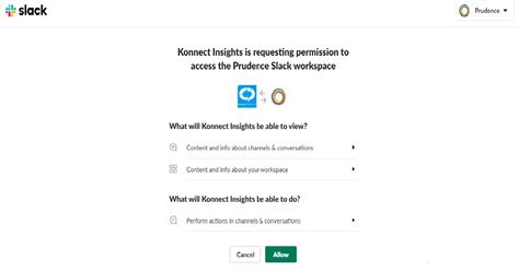 Slack Integration Konnect Insights