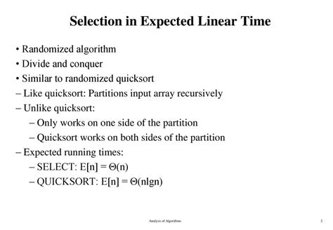 Order Statisticsselection Problem Ppt Download