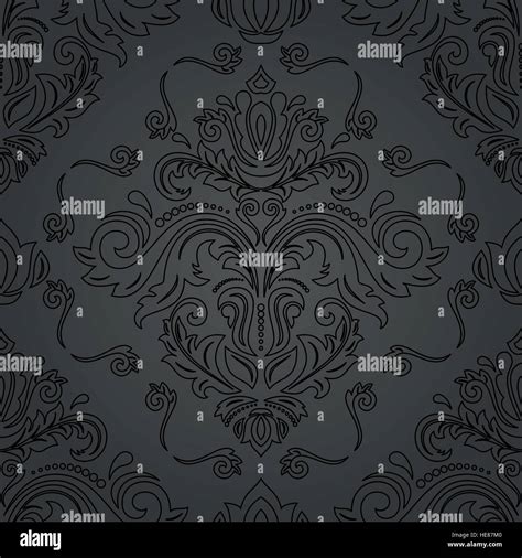 Seamless Damask Vector Background Stock Vector Image And Art Alamy