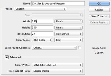 Create A Seamless Circular Geometric Background Pattern In Photoshop