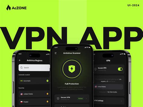 Vpn App Ui Design Behance