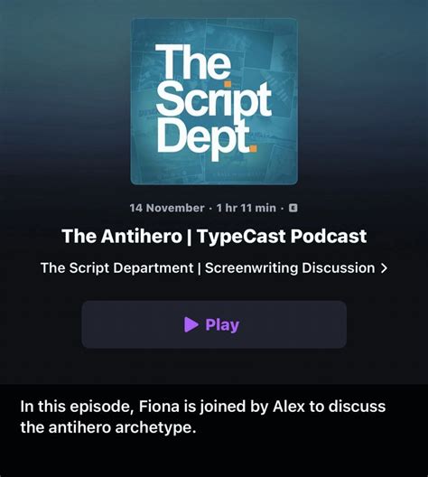 Alexander Butter On Linkedin Ive Always Been Interested In The Antihero And I Had The