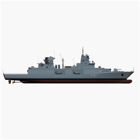 F125 Baden Wuerttemberg Class German Frigate 3d Model 59 Max