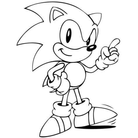 Desenhos De Sonic Para Imprimir E Colorir