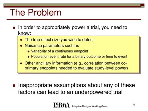 Ppt Adaptive Designs Sample Size Re Estimation A Review And Recommendations Powerpoint