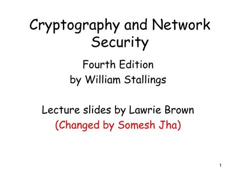 PPT Cryptography And Network Security PowerPoint Presentation Free Download ID 1744820