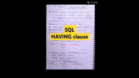 Having Clause In Sql Havingsql Sqlplus Oracle Oraclesql Sql Oracledatabase Dbms Database