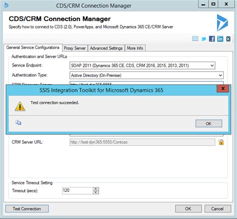 Parameterizing Cdscrm Connection Manager