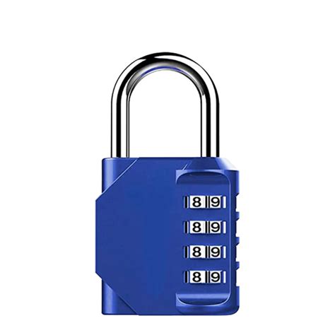 Combination Padlock Password Outdoor 4 Digit Long Shackle Waterproof