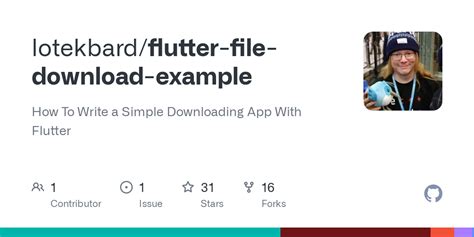 Github Lotekbardflutter File Download Example How To Write A Simple Downloading App With Flutter