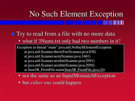exceptions chapter ppt download