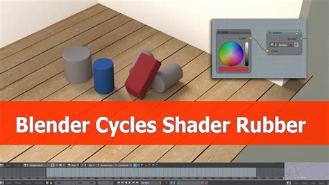 Blender Cycles Rubber Shader And Node Group Tutorial Youtube