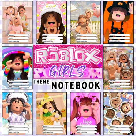 Roblox Grisl Customized Notebook 10pcs Shopee Philippines