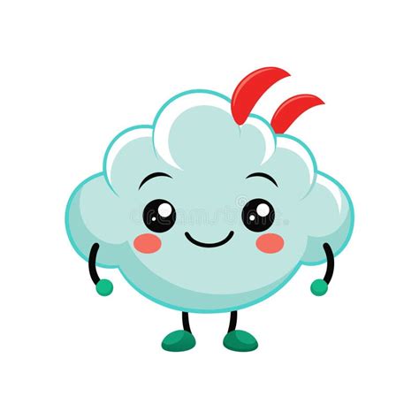 Whimsical Cloud Sprite In Play Stock Vector Illustration Of Imagination Character 354450739