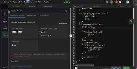 Gfg160 Geekstreak2025 Dsa Codingchallenge Geeksforgeeks Java
