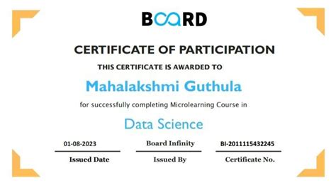 Mahalakshmi Guthula On Linkedin Hello Connections I Received A Certificate For Successfully