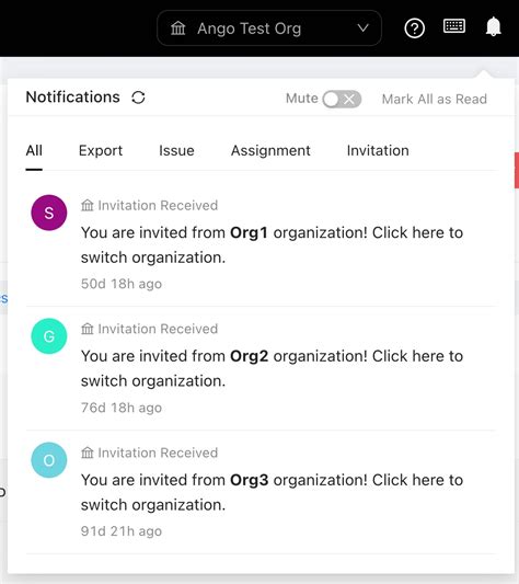 Notifications Ango Hub Docs